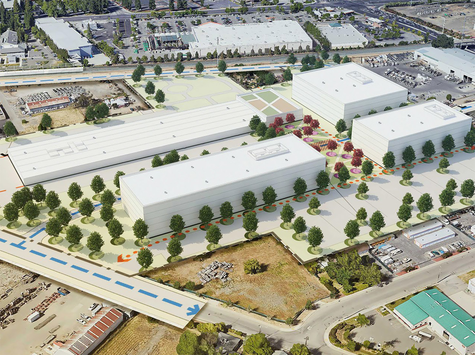 Sacramento State, The Hub Research Park Master Plan - Dreyfuss + Blackford Architecture